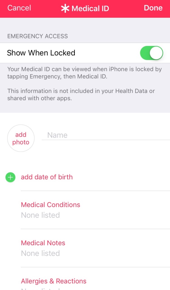 Have you set up Medical ID on your IPhone? | FM First Aid Training.